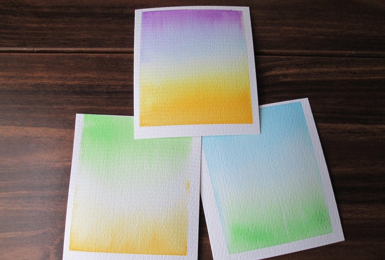 Bitesize Watercolor Gradients | Skillshare Student Project