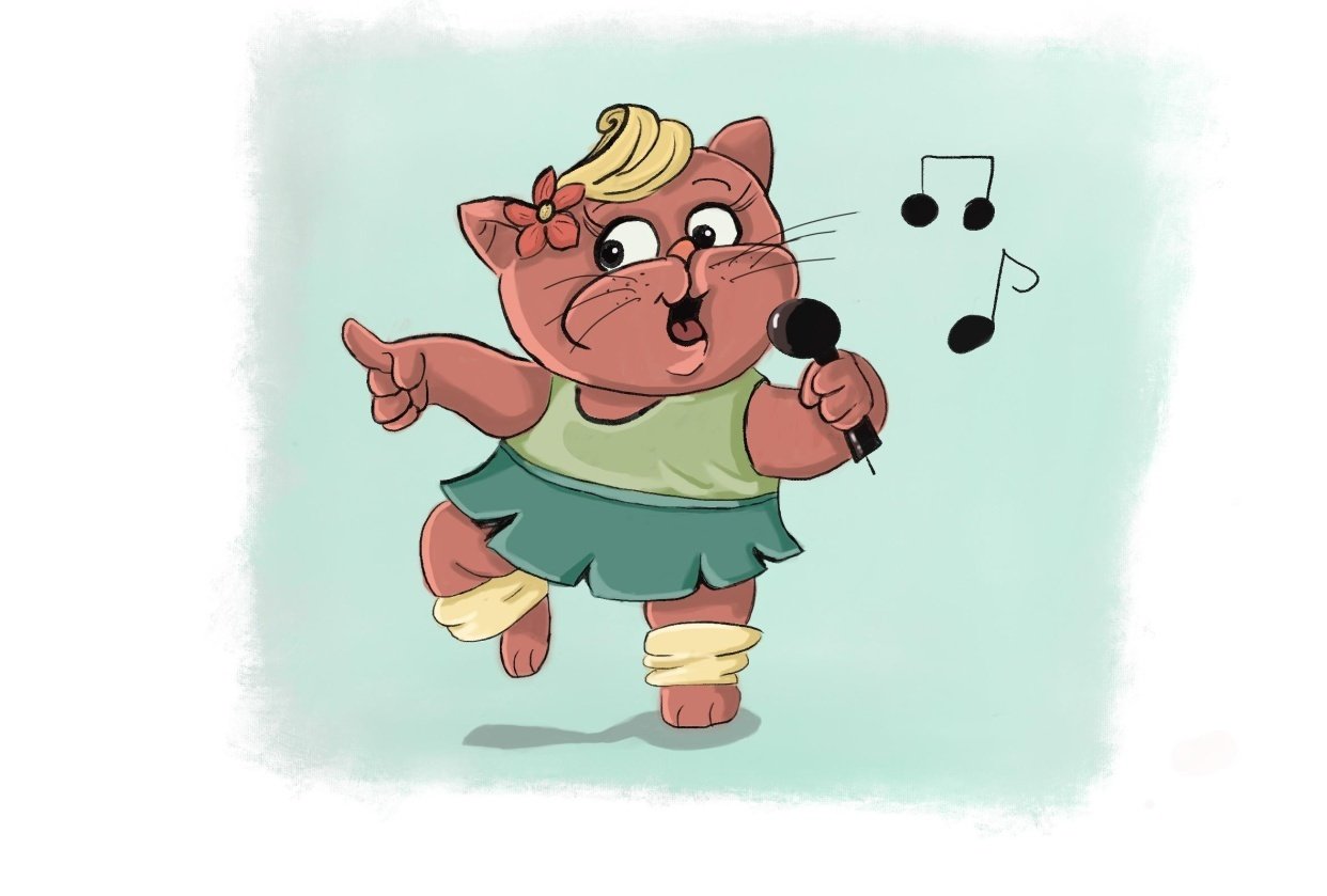 Singing cat | Skillshare Student Project