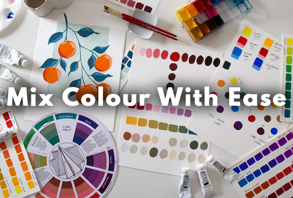 Colour Mixing and Harmony - SAMPLE PROJECT | Skillshare Student Project