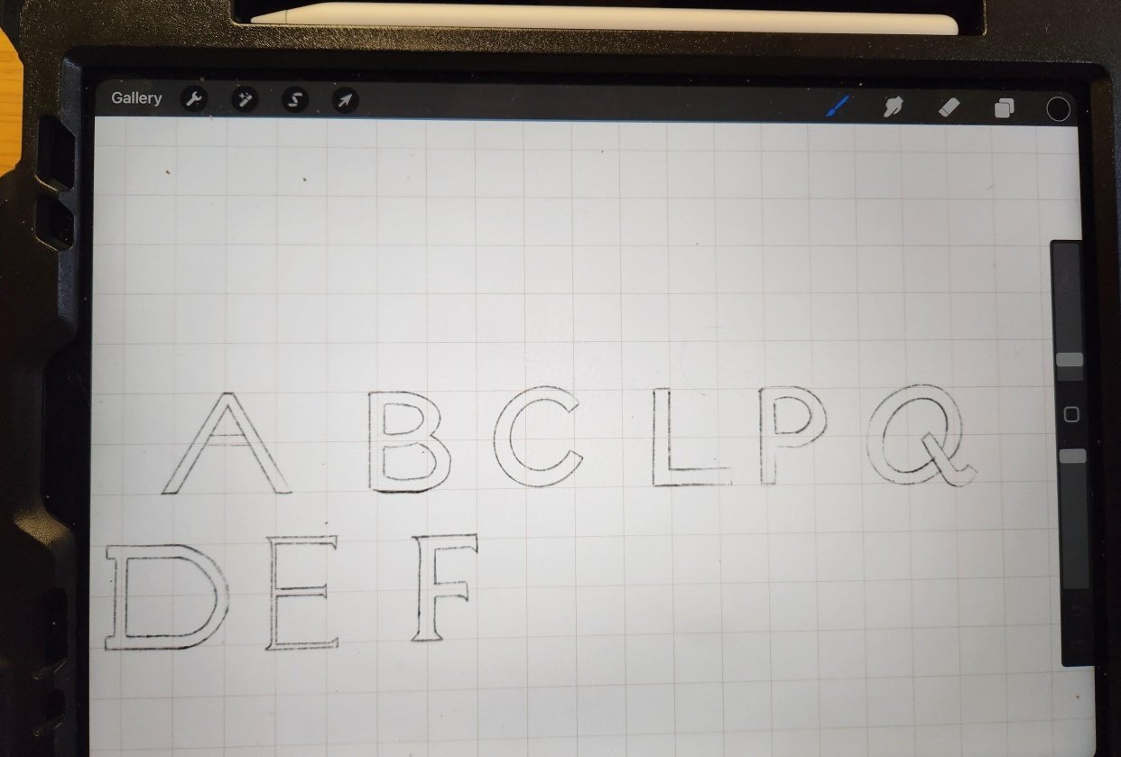 Lettering in Procreate | Skillshare Student Project
