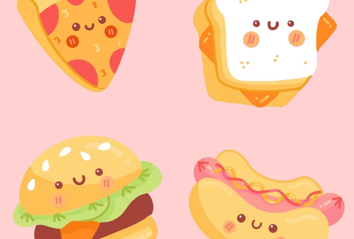 Kawaii Fast Food | Skillshare Student Project