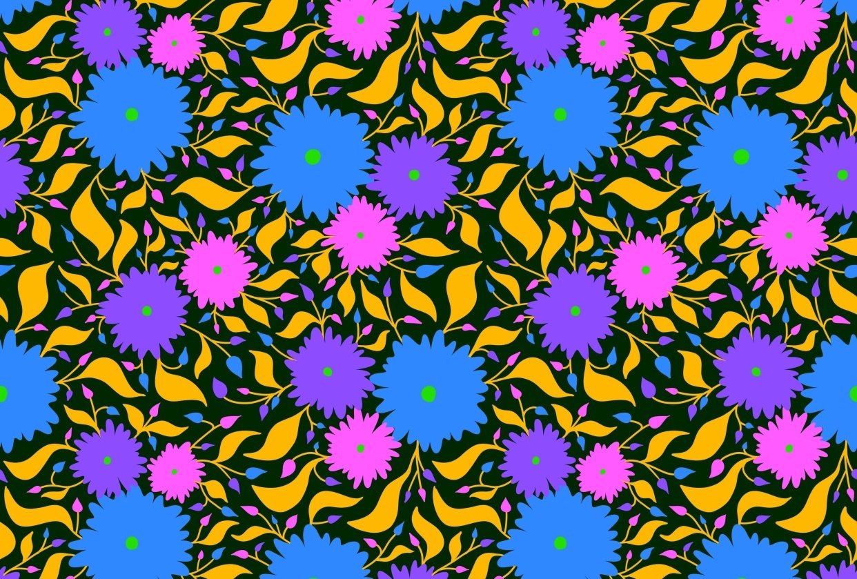 Busy flowers | Skillshare Student Project