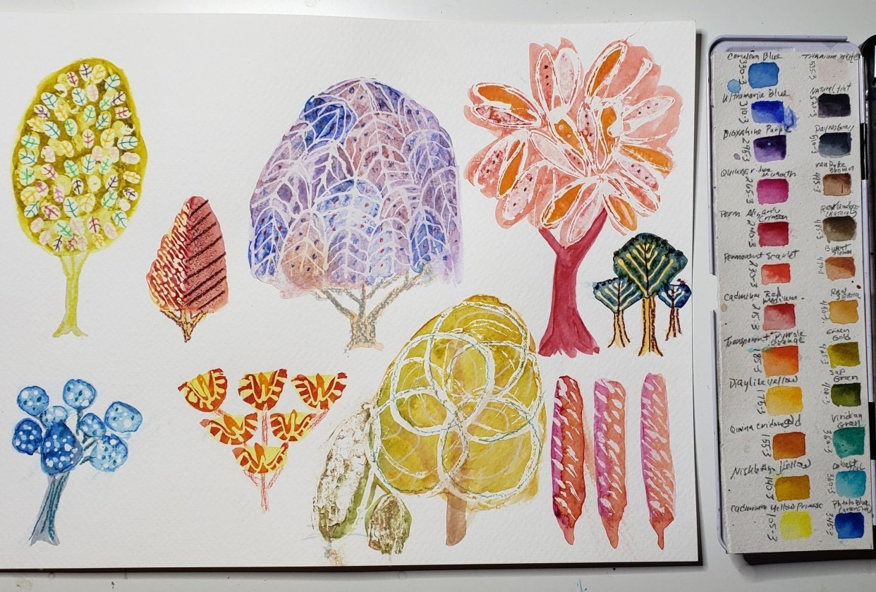 Super fun trees | Skillshare Student Project