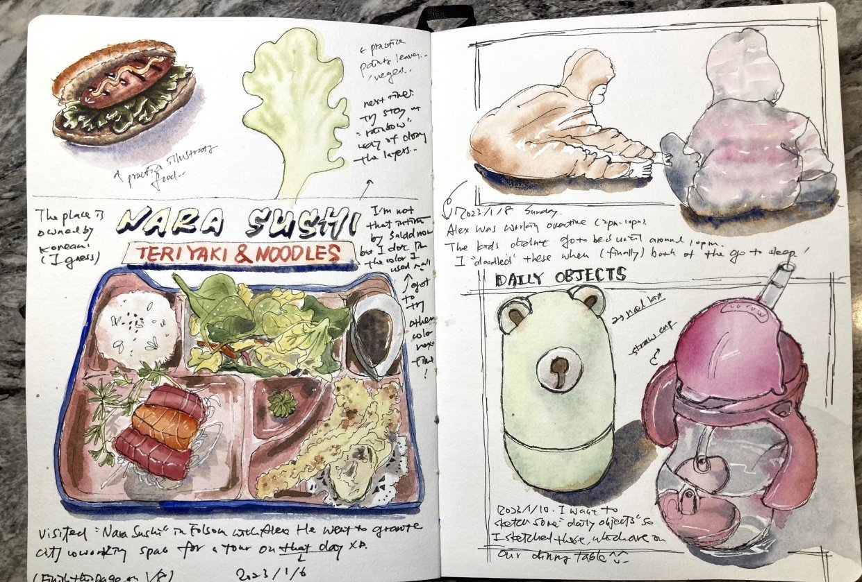 Want to sketch daily life! | Skillshare Student Project