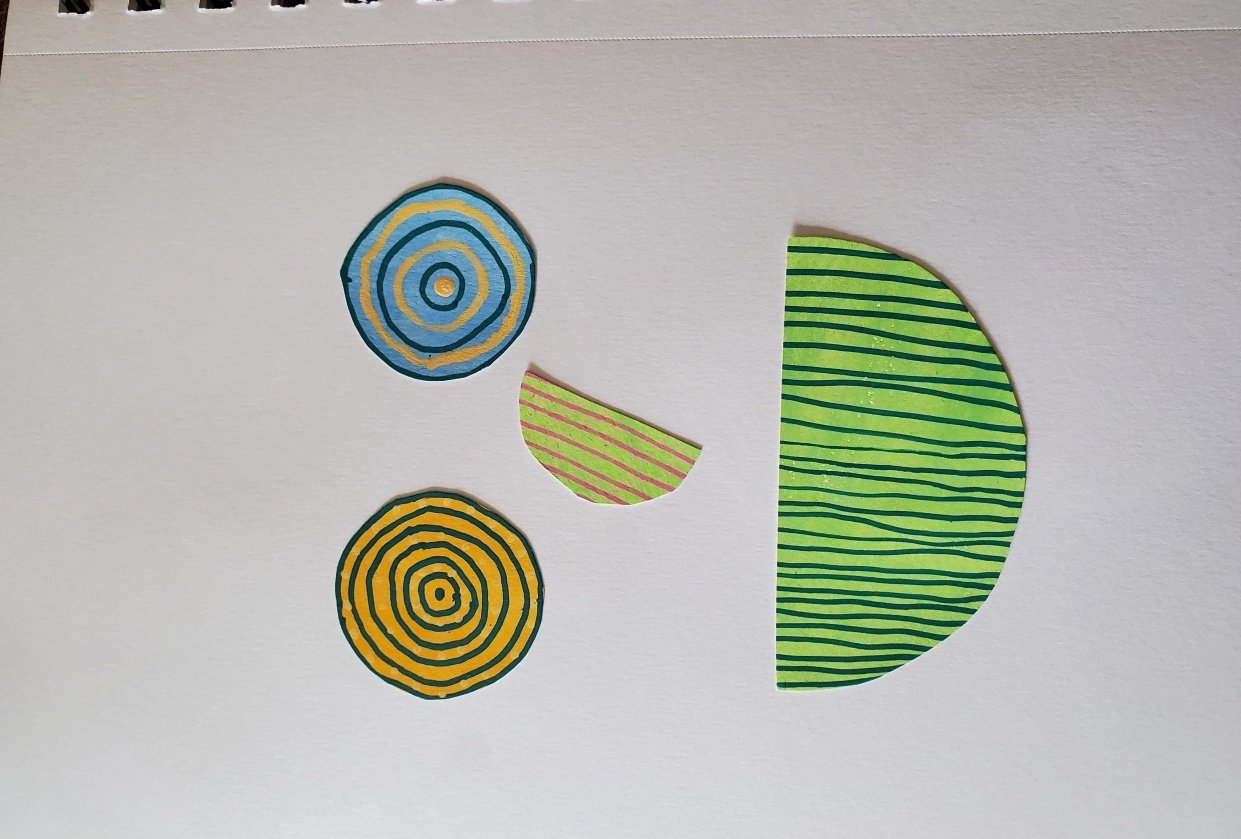 Patterned collage | Skillshare Student Project