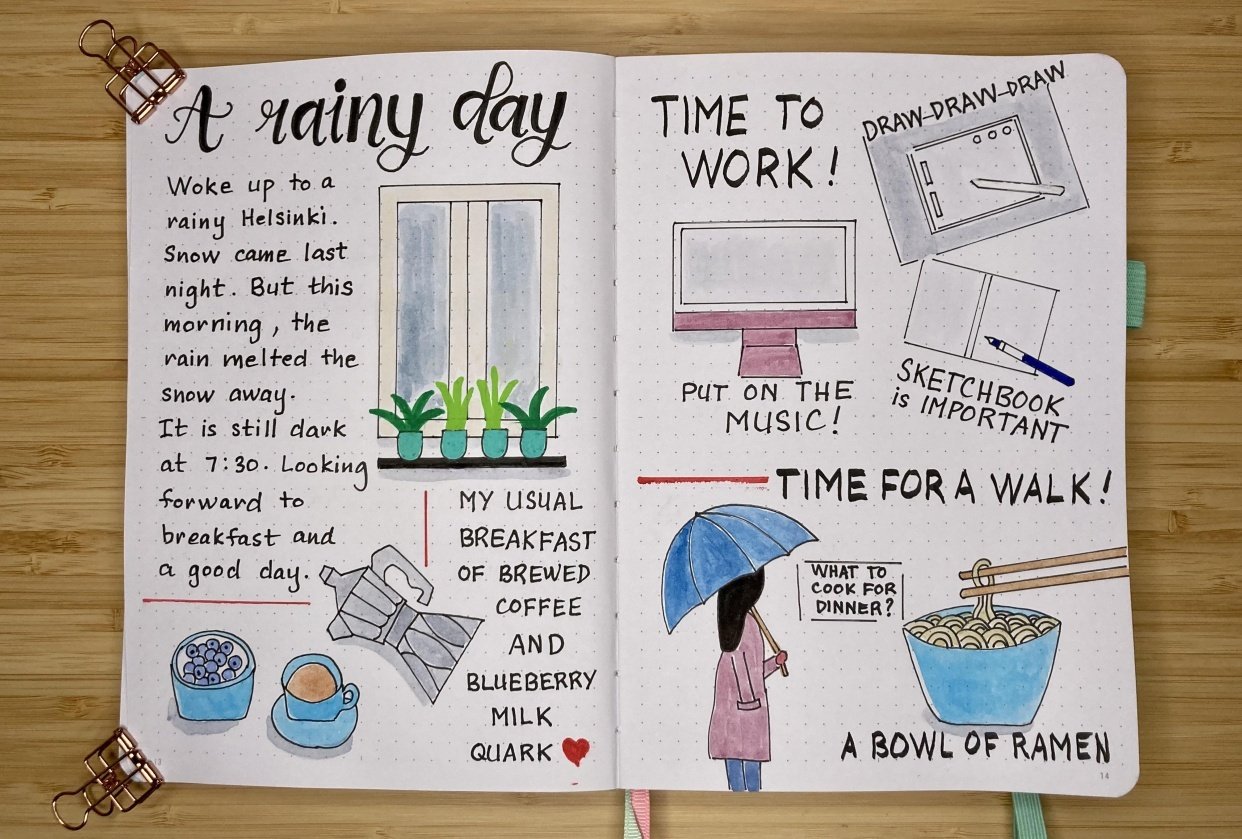 A Rainy Day | Skillshare Student Project