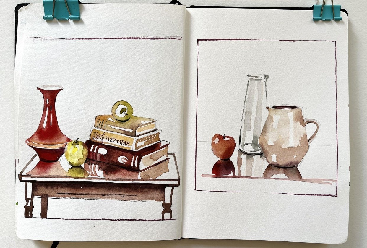 Simple still life x 2 | Skillshare Student Project