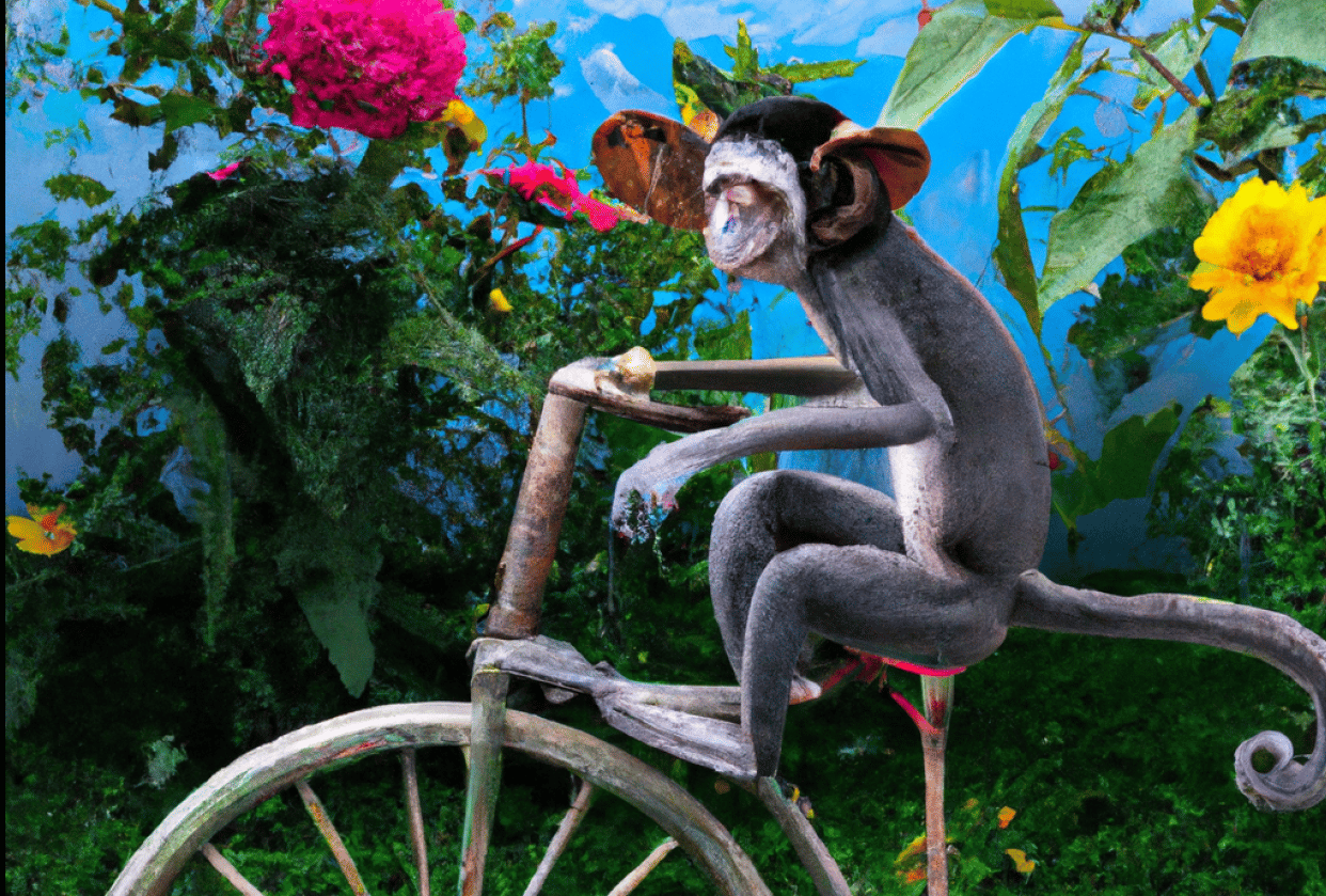 baboon on a bike | Skillshare Student Project