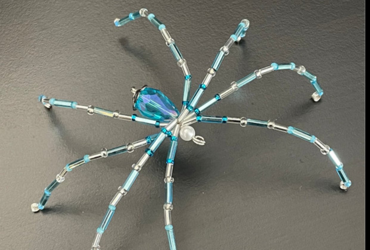 Wire Wrap Beaded Spider | Skillshare Student Project