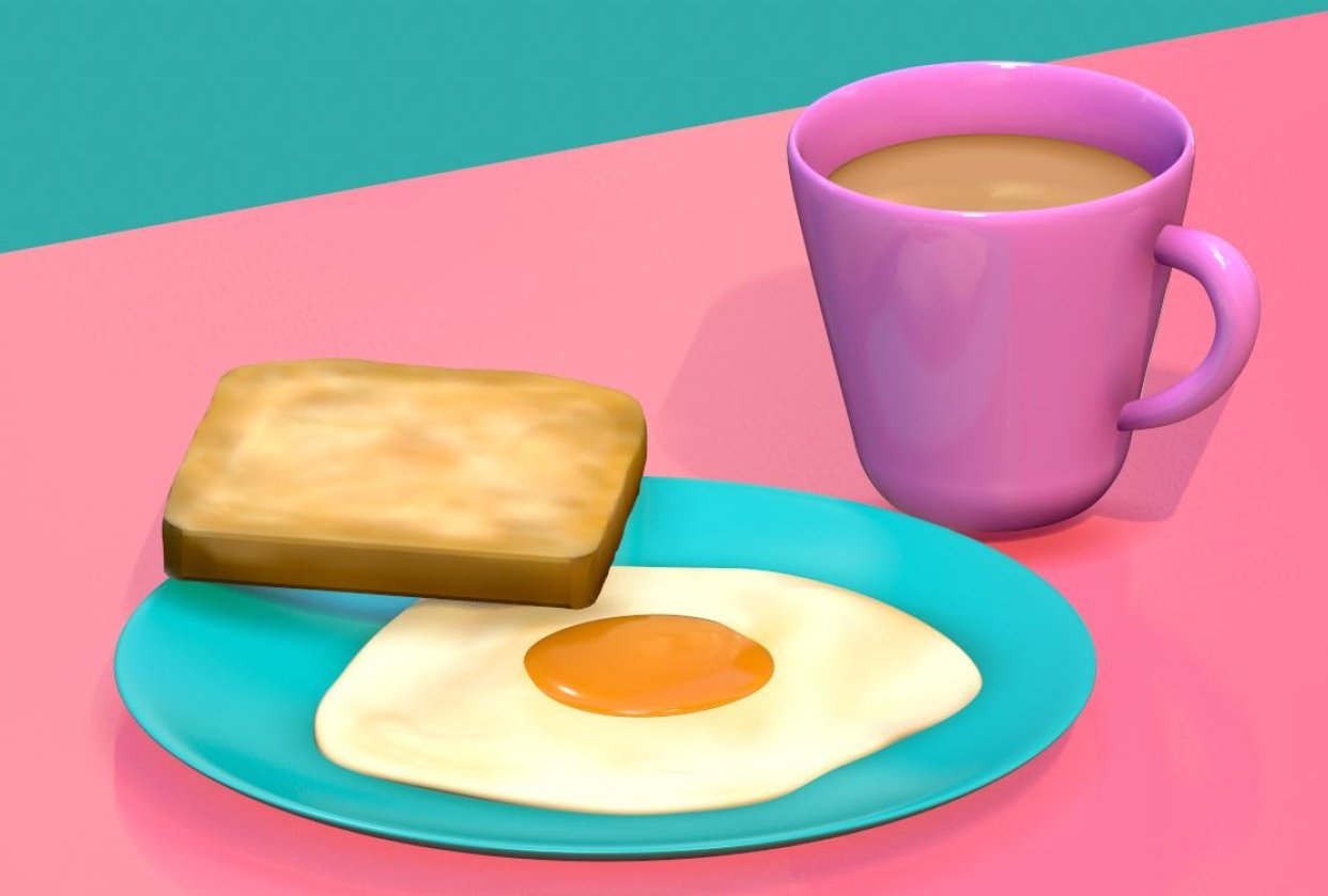 Coffee Egg And Toast | Skillshare Student Project