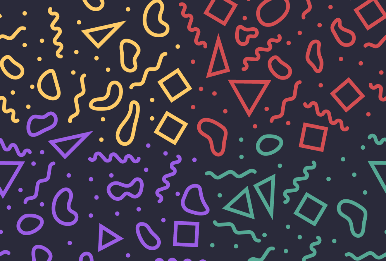 My Neo-Memphis pattern | Skillshare Student Project