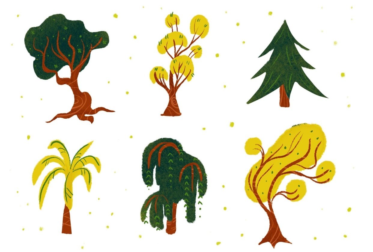 Drawing Stunning & Stylized Trees | Skillshare Student Project