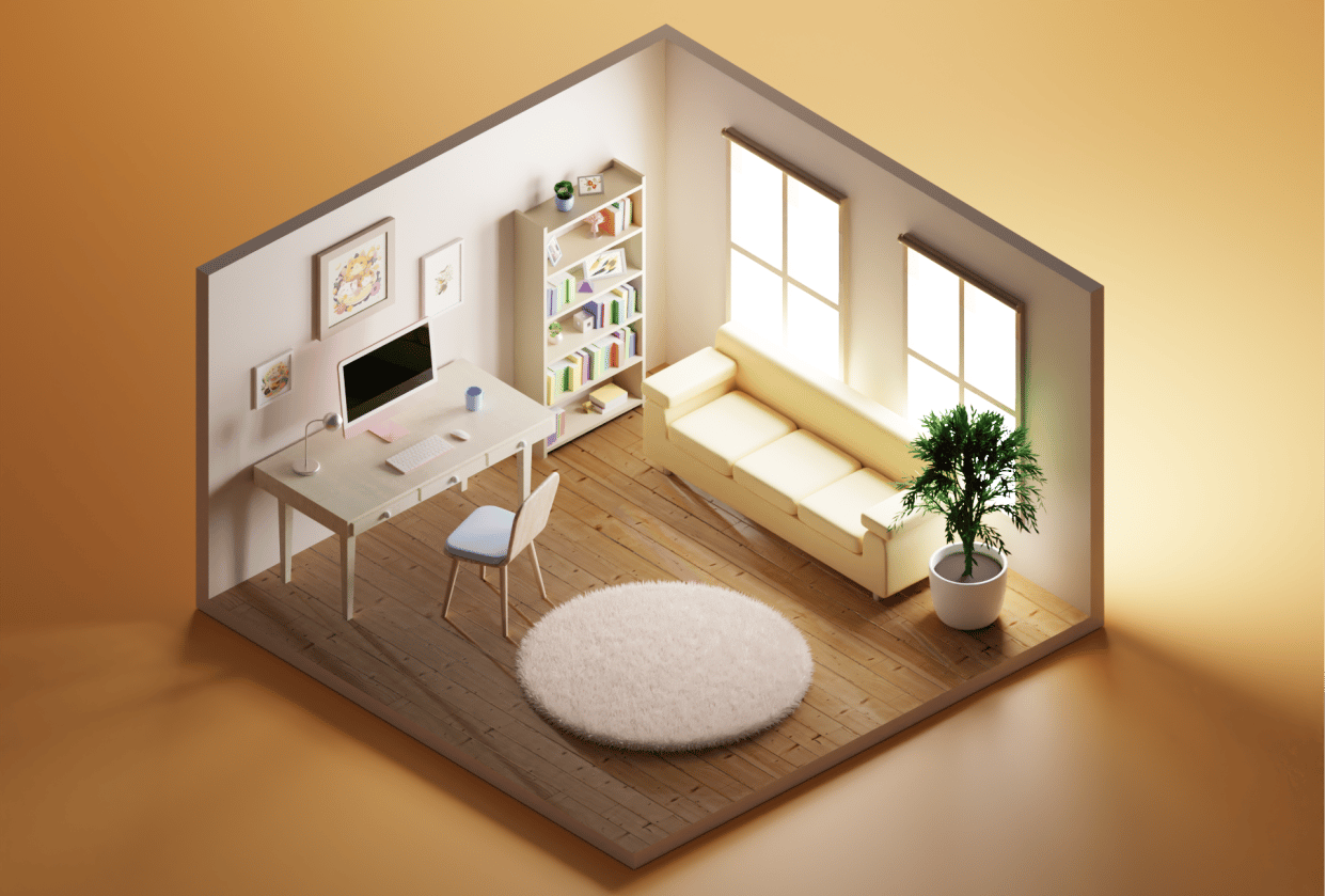 Room and Island | Skillshare Student Project