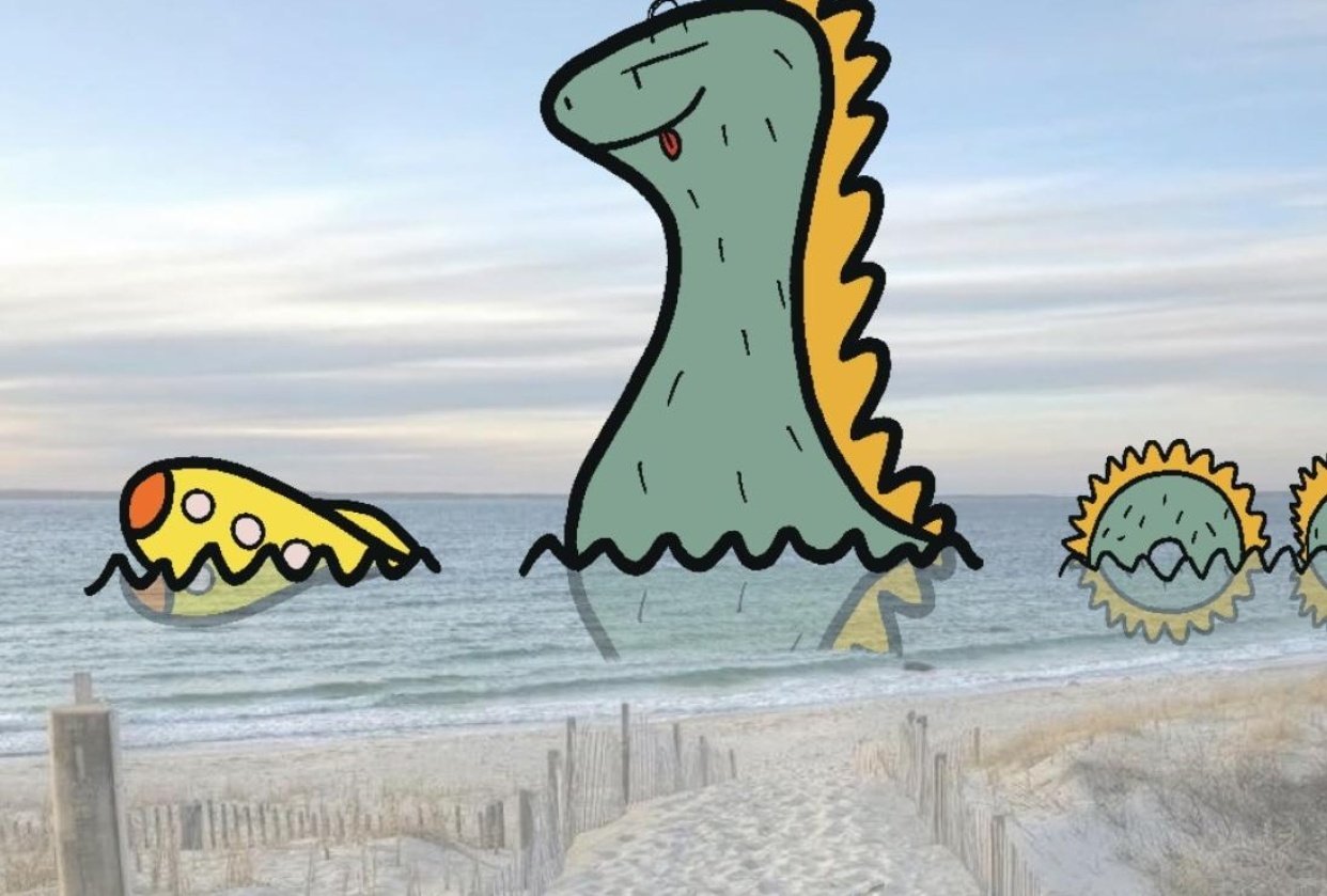 Beach monster | Skillshare Student Project