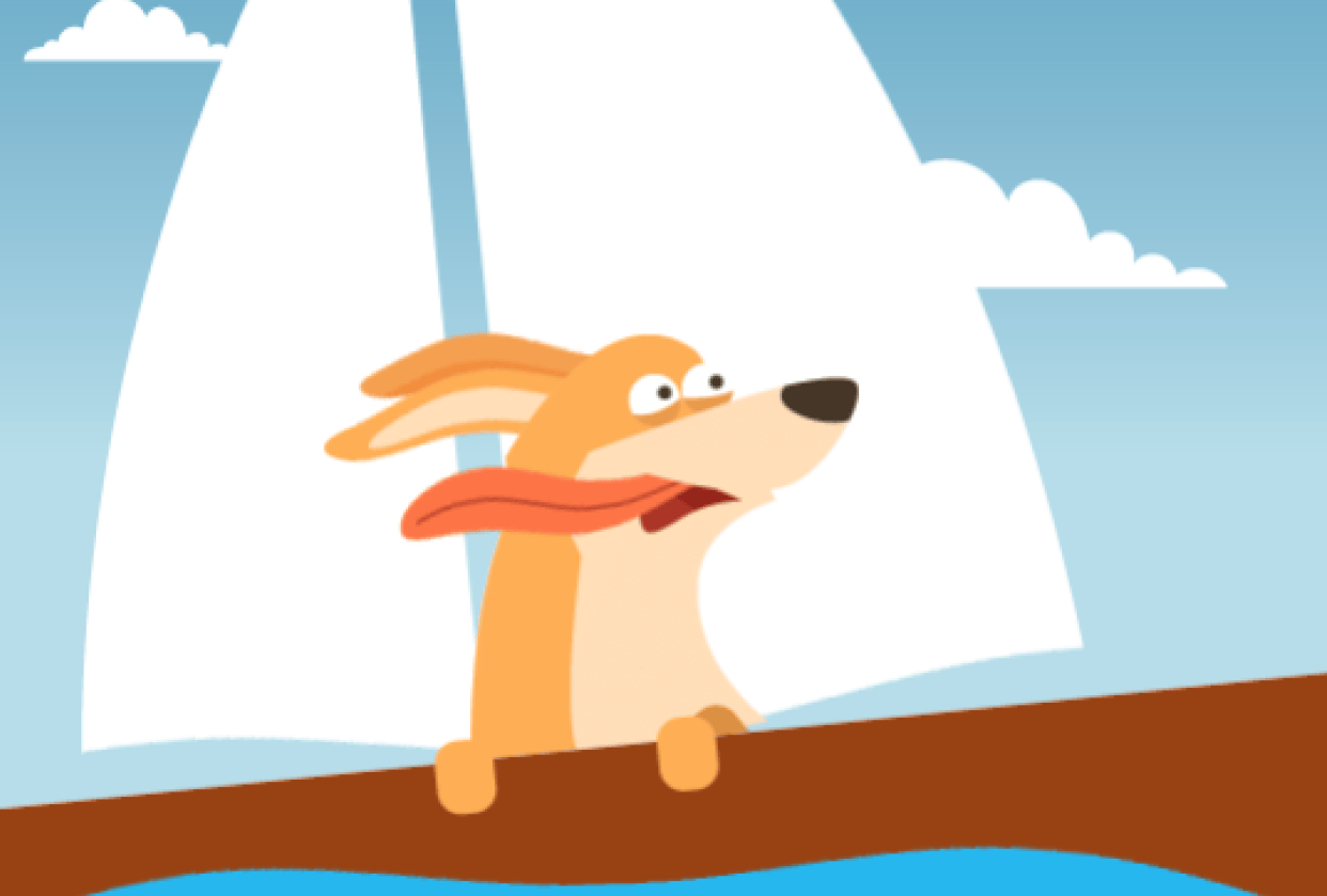 Floating dog | Skillshare Student Project