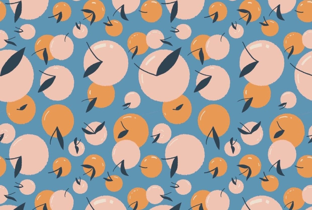Oranges pattern | Skillshare Student Project
