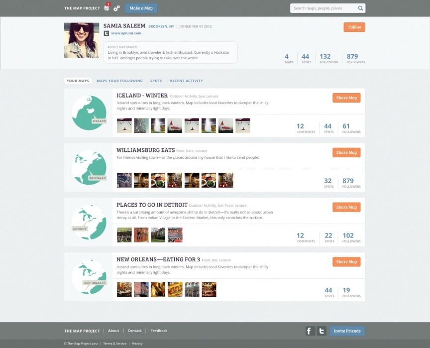 The Map Project | Skillshare Student Project The Map Project | Skillshare Student Project