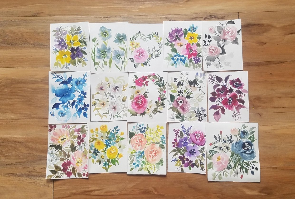 15-day Watercolor Floral Exploration: Create Stunning Color Combinations | Skillshare Student ...