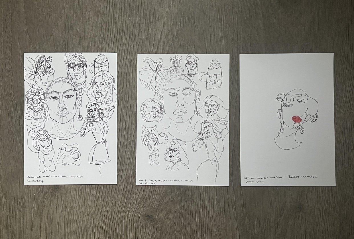 One-line Drawings | Skillshare Student Project