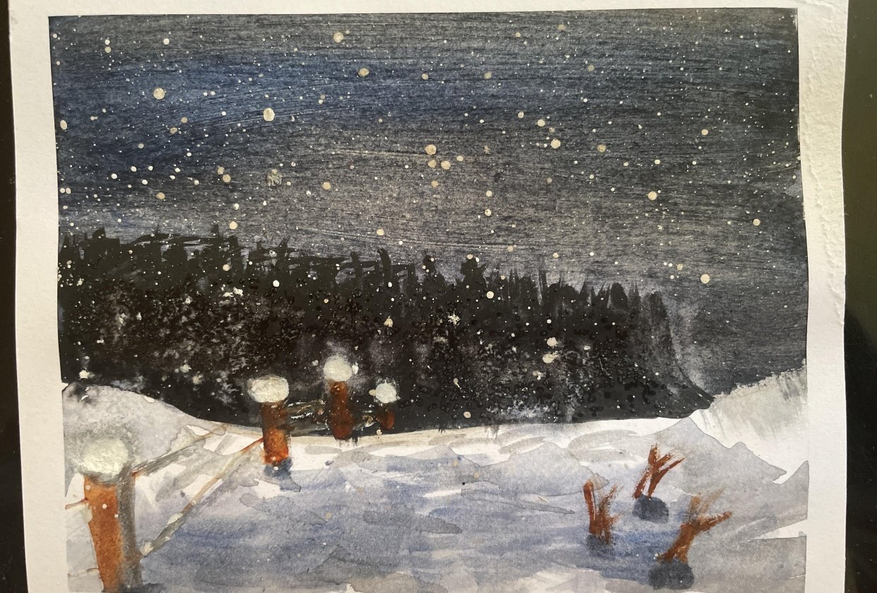 Snowy winter | Skillshare Student Project