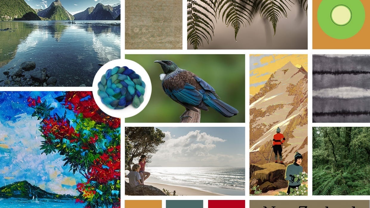 New Zealand mood board | Skillshare Student Project