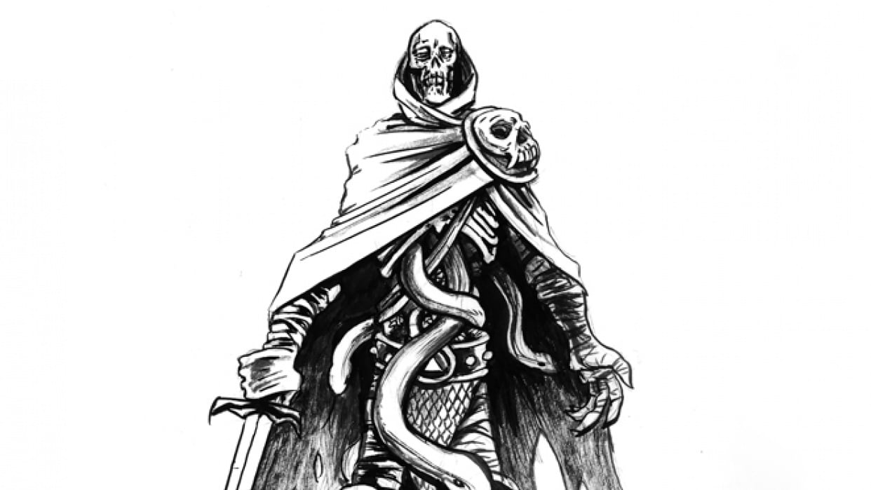 Skeletal Snake Warrior | Skillshare Student Project