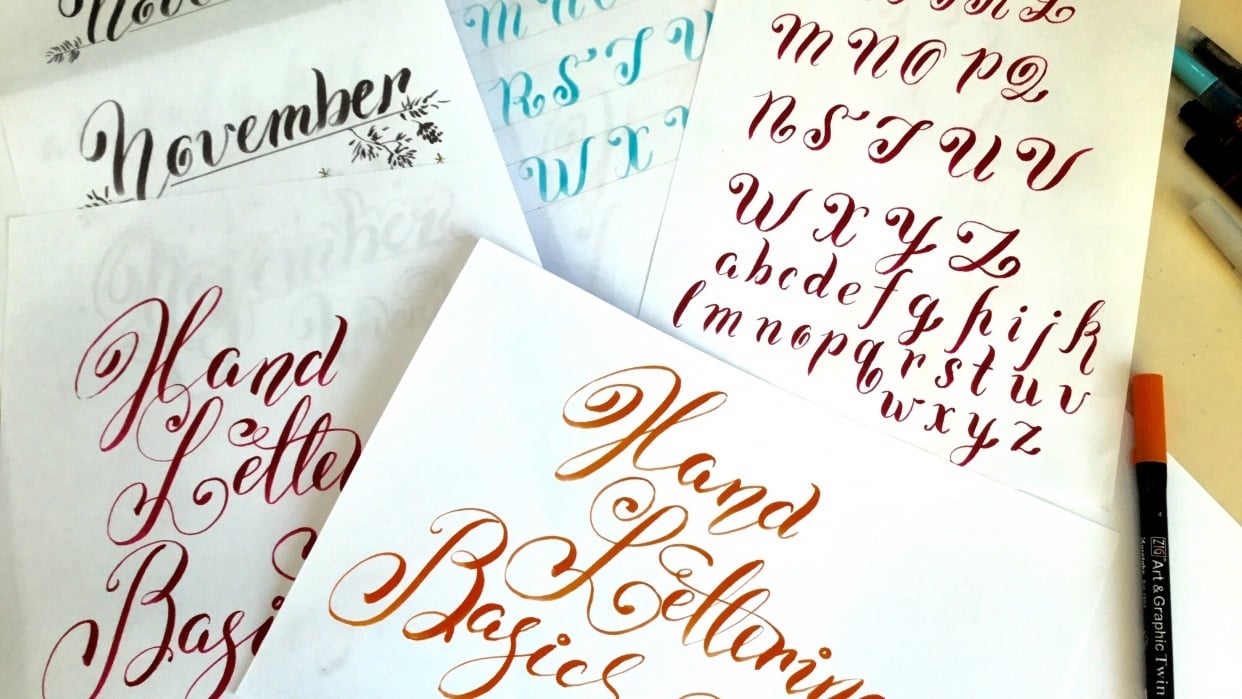 Hand-Lettering Basics | Skillshare Student Project
