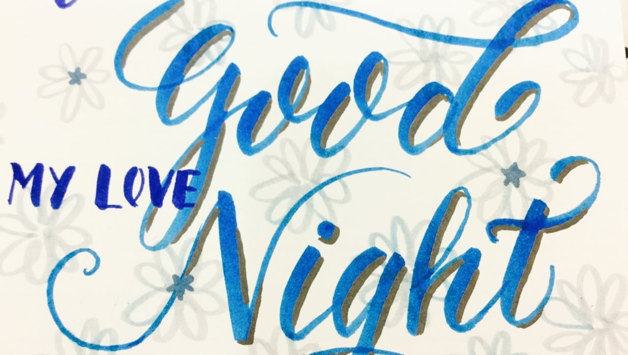 Brush Lettering | Skillshare Student Project