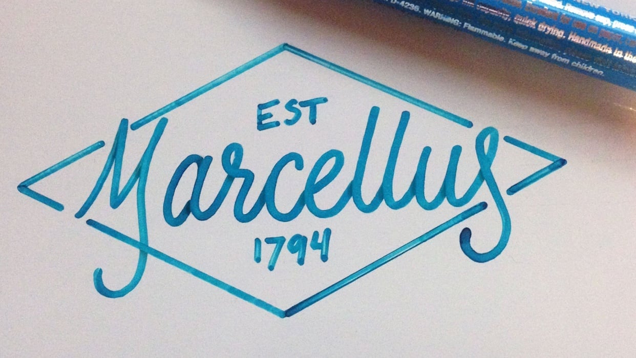 Marcellus Lettering | Skillshare Student Project