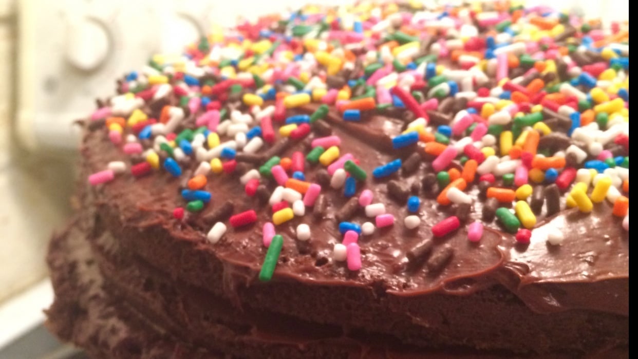 30th Birthday Super Chocolate Cake [with sprinkles] | Skillshare ...