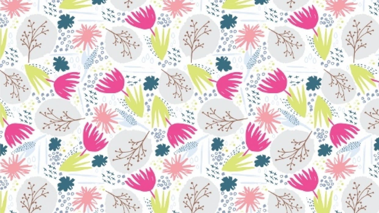 Spring Happiness: Repeating Pattern Design Complete :) | Skillshare ...