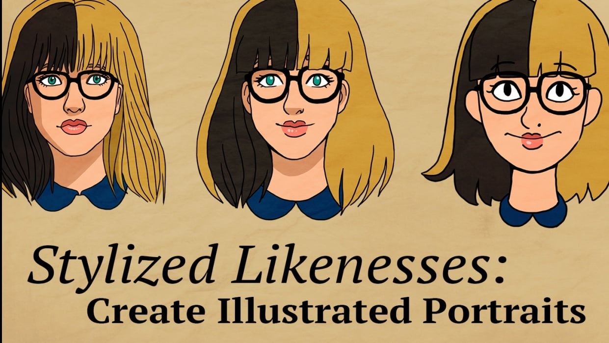 Stylized Likenesses: Create Illustrated Portraits | Skillshare Student ...