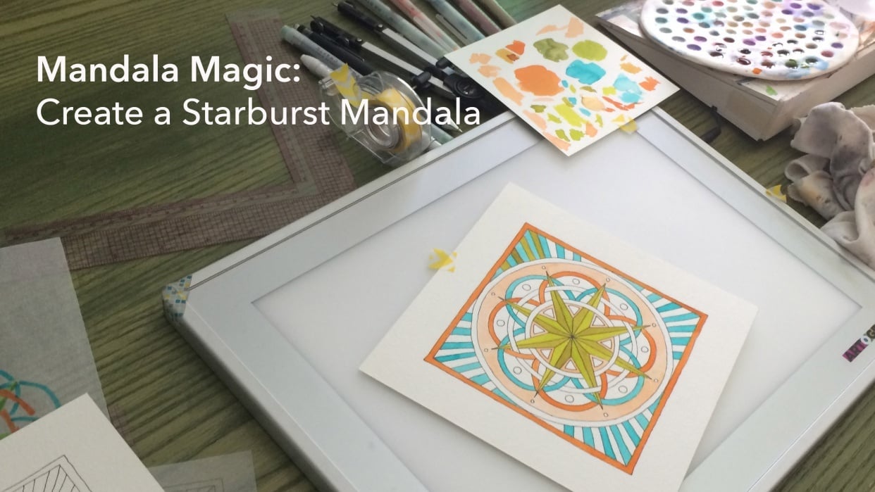 Mandala Magic: Create Your Own Star-Burst Mandala | Skillshare Student ...
