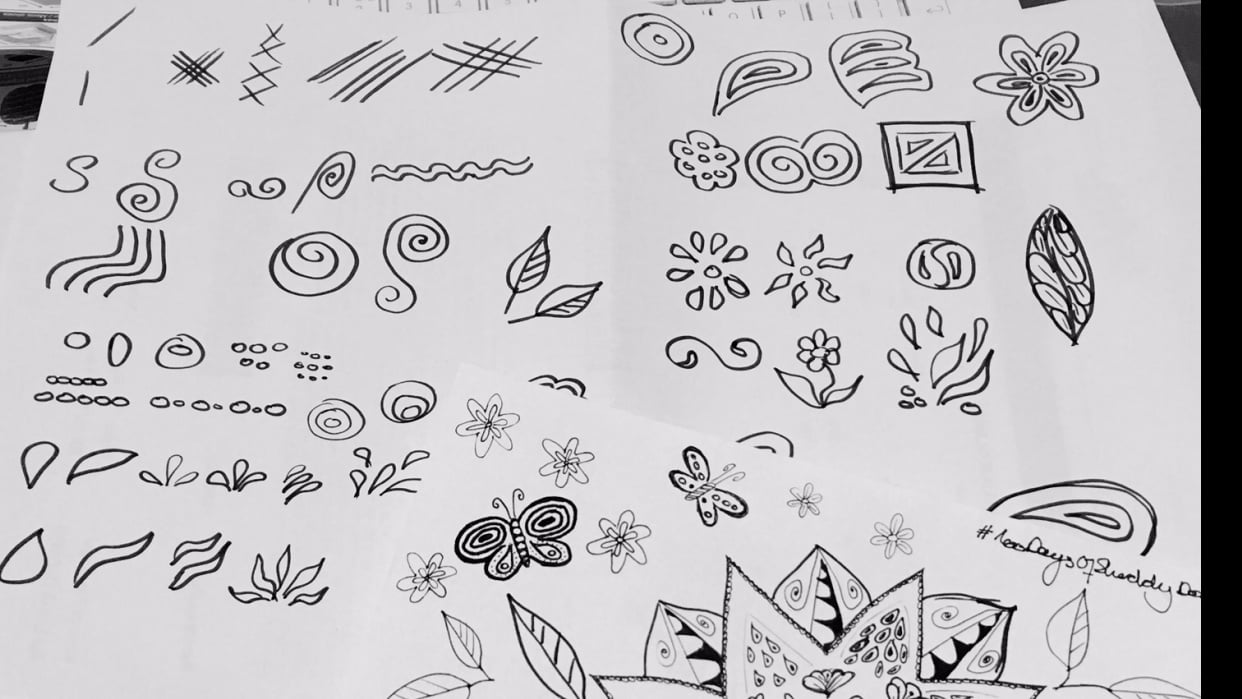 Sonya's basic shapes and doodles | Skillshare Student Project