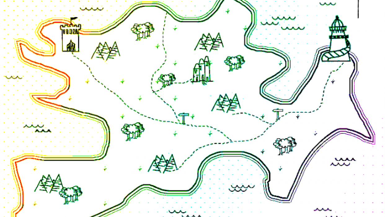 Island Map | Skillshare Student Project