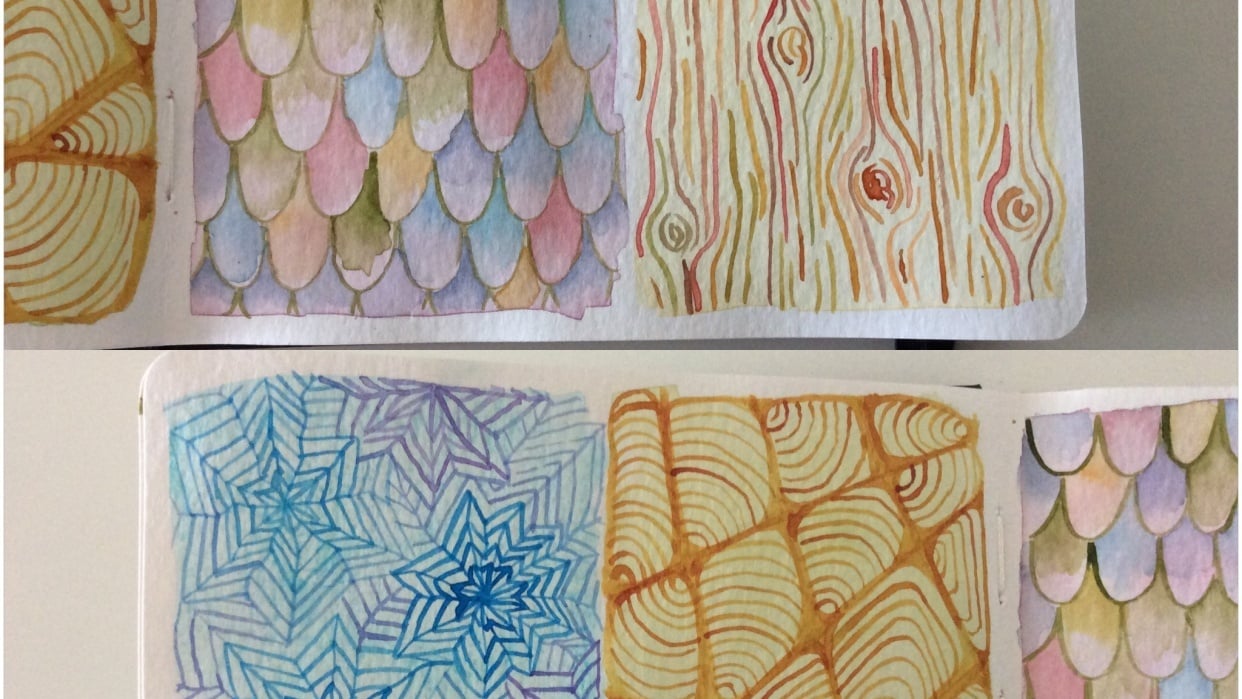 Zentangle texture (update in comment section 08/13/16) | Skillshare Student Project