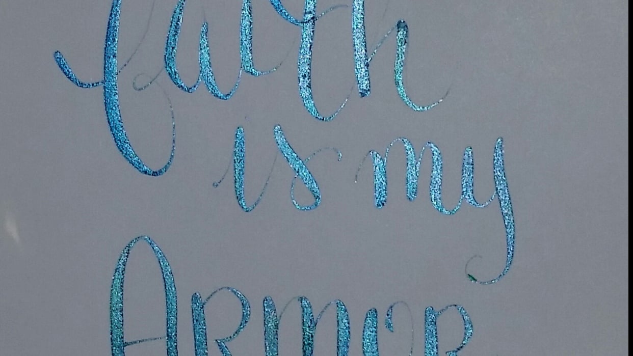 modern calligraphy practic | Skillshare Student Project