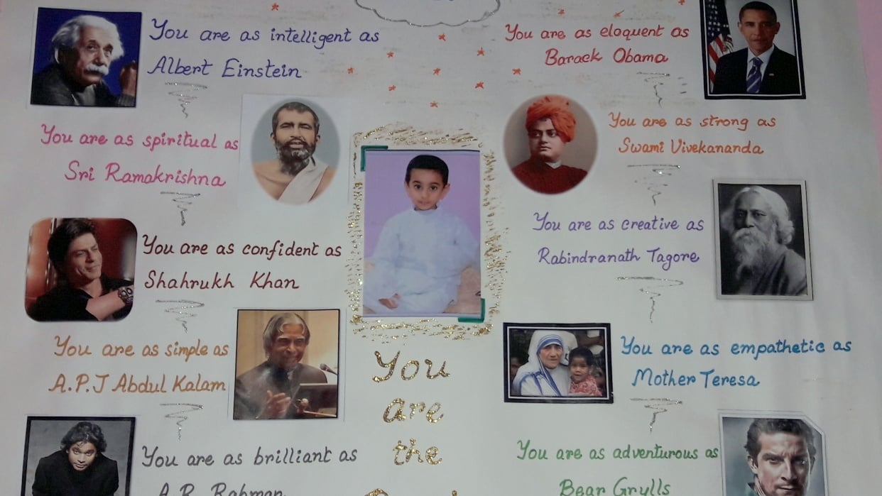 My vision chart for my son Aabeer | Skillshare Student Project