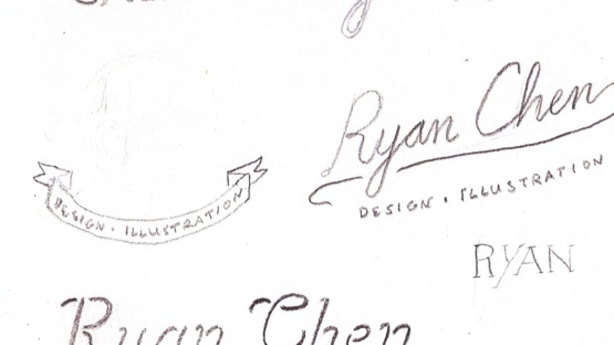 Ryan Chen Illustrations Logo | Skillshare Student Project
