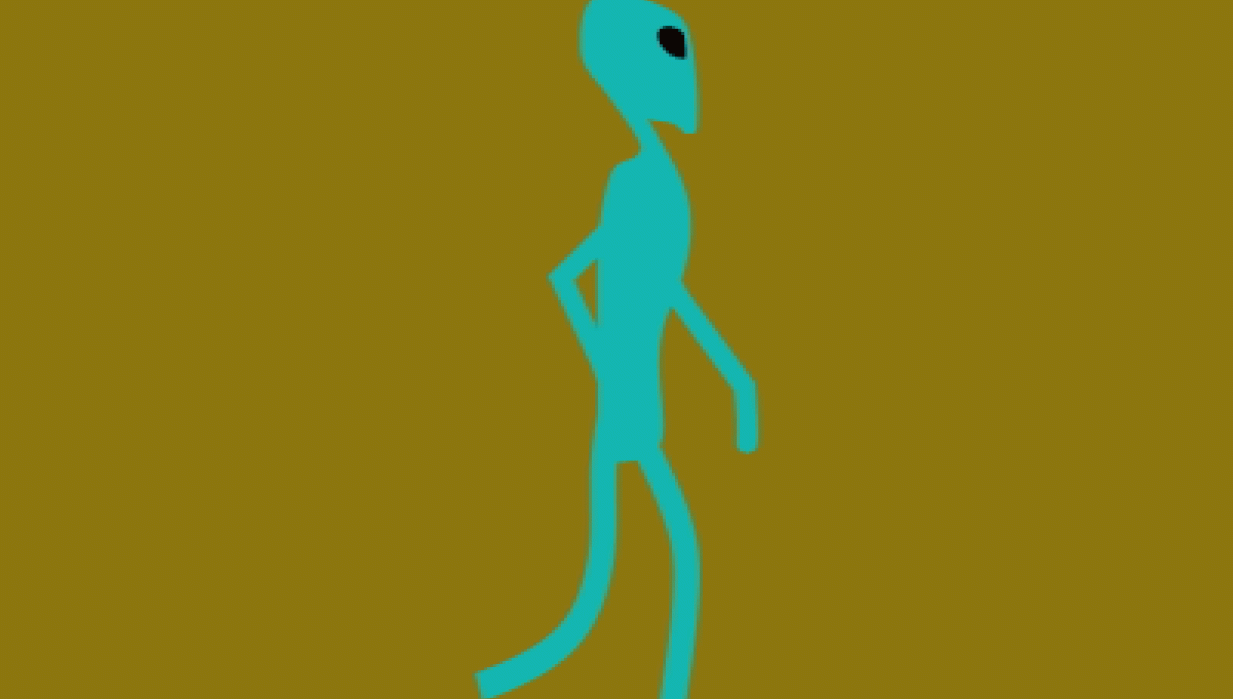 alien walking | Skillshare Student Project