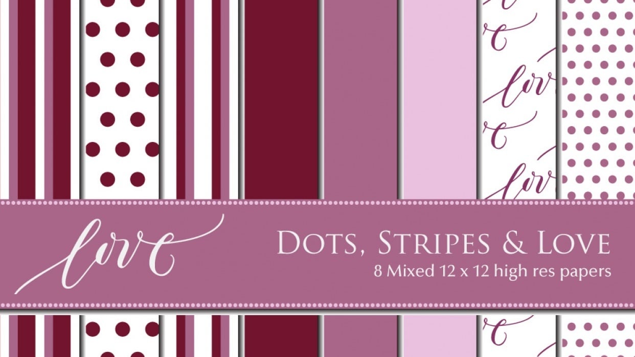 Dots, Stripes and Love | Skillshare Student Project