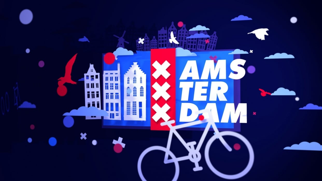 Amsterdam Animated 3D Postcard | Skillshare Student Project