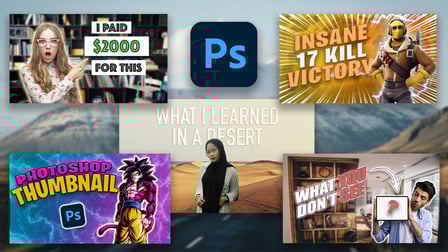 How to make a Thumbnail | YouTube Thumbnails | Skillshare