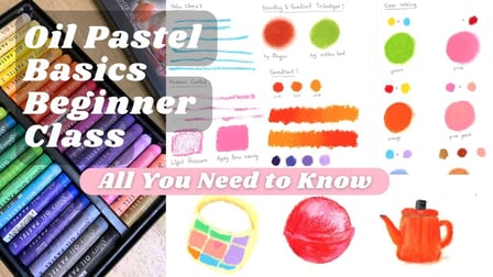 Draw Delicious Fruits with Oil Pastels – A Beginner’s Step-by-Step ...