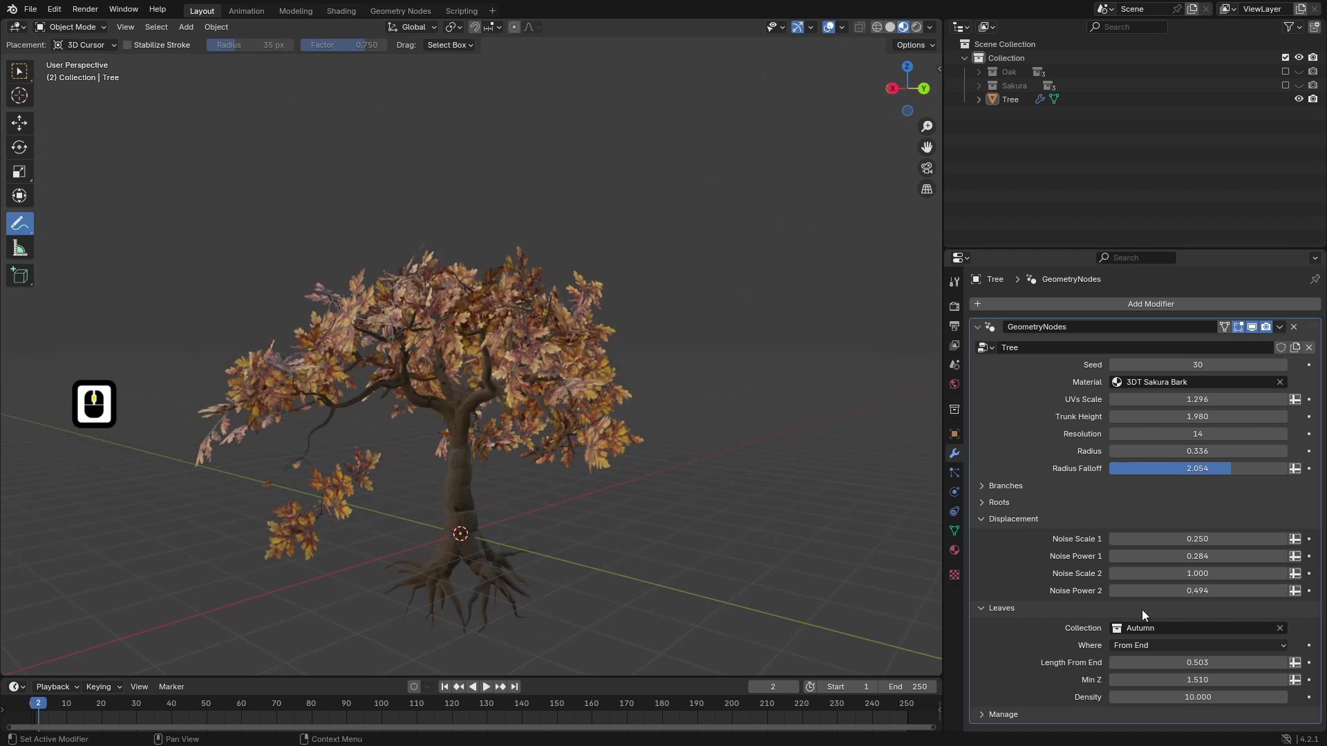 3D Trees with Blender Geometry Nodes | 3D Tudor | Skillshare