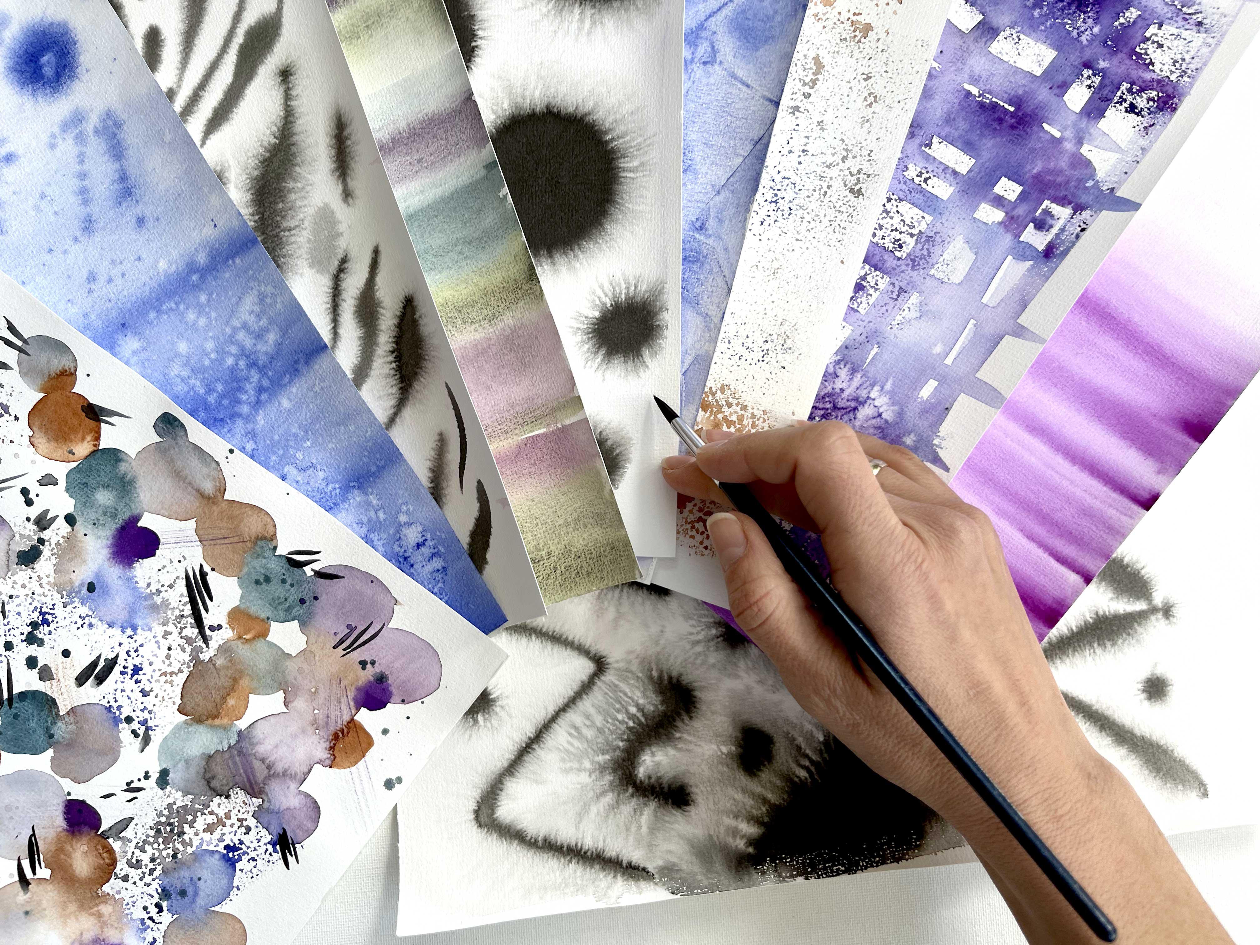 Watercolor Basic Techniques and Textures | Olga Koelsch | Skillshare