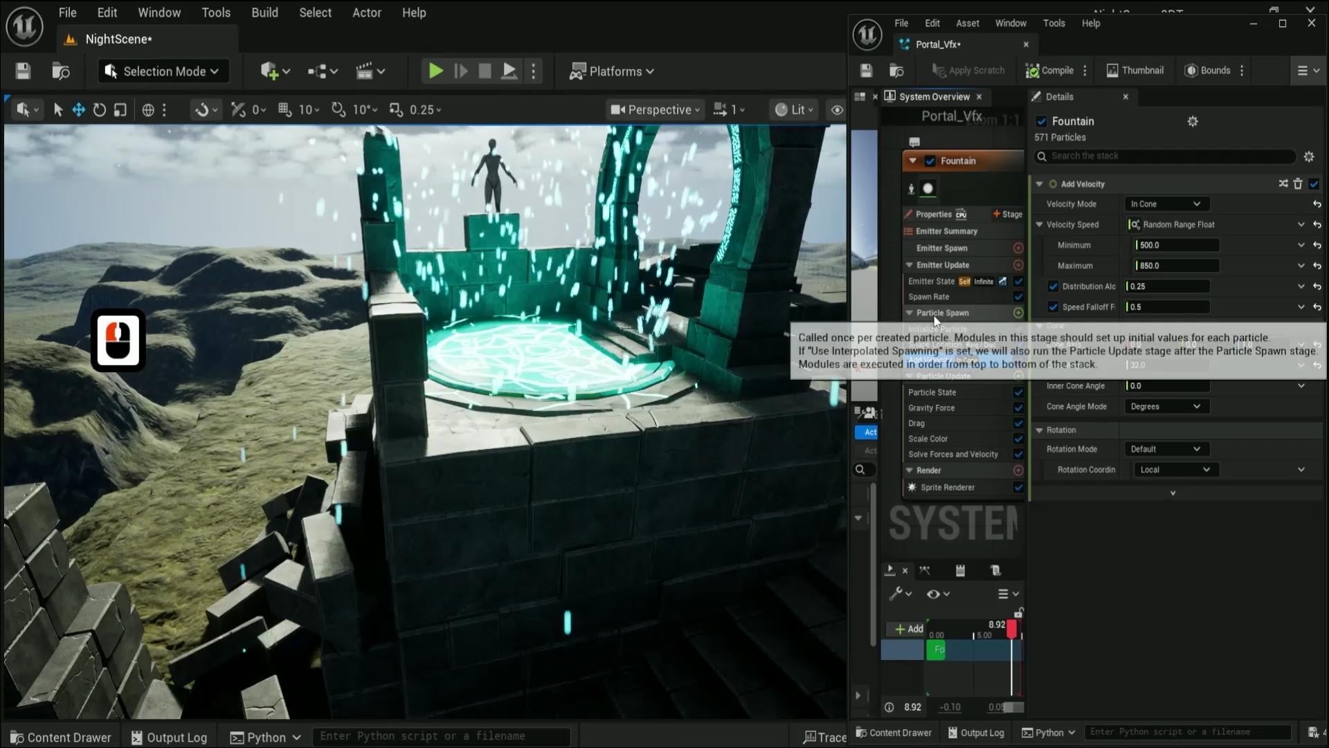 Unreal Engine 5 Stylized Night Environment: VFX Lighting, Foliage ...