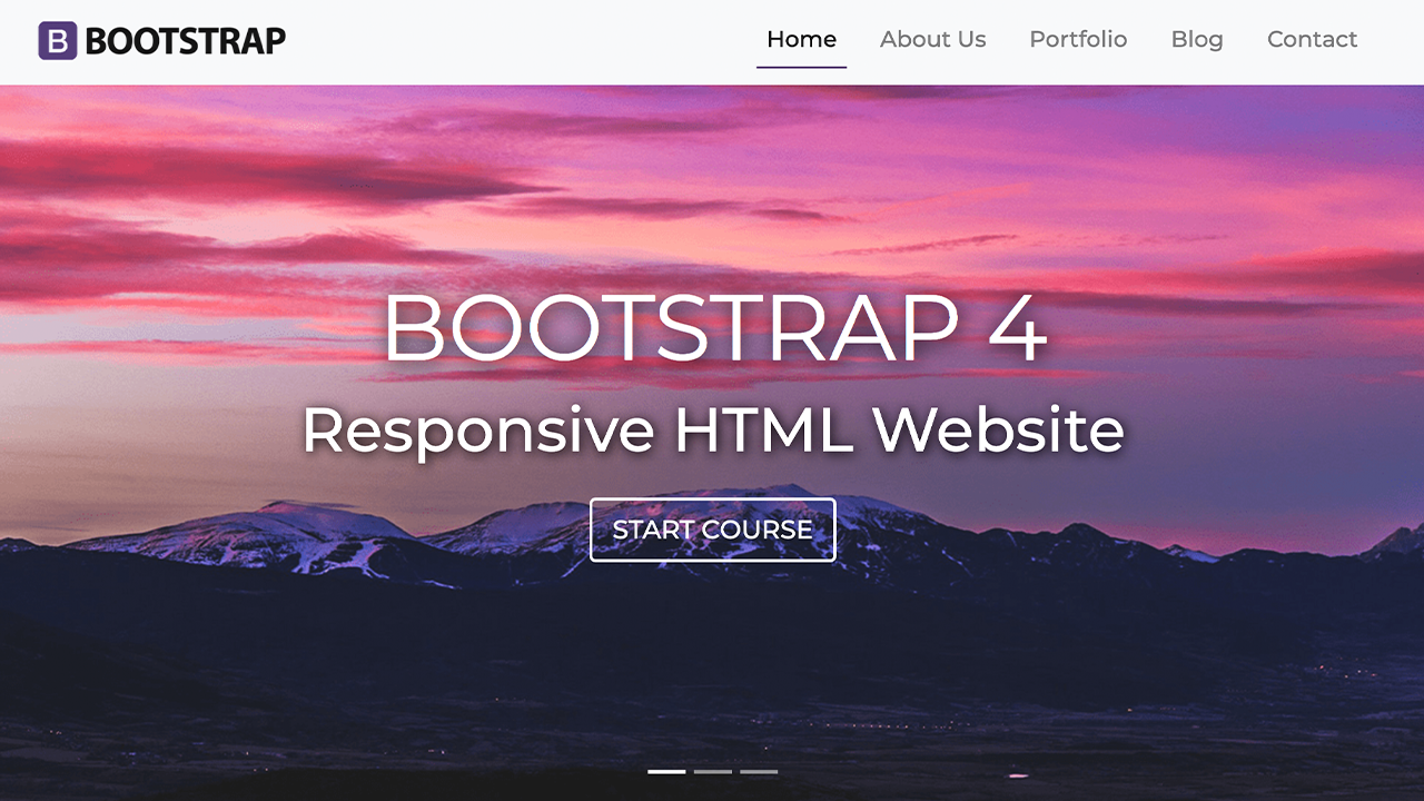 Create A Complete Responsive Website From Scratch with Bootstrap 4 ...