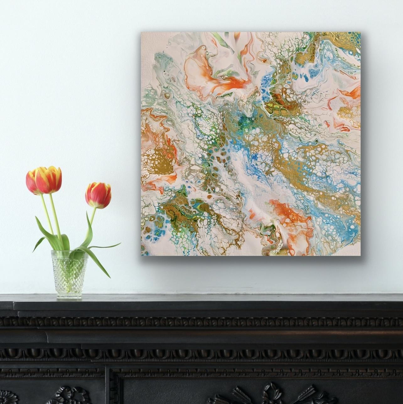 Acrylic Pouring for Beginners - Create a vibrant painting using the ...