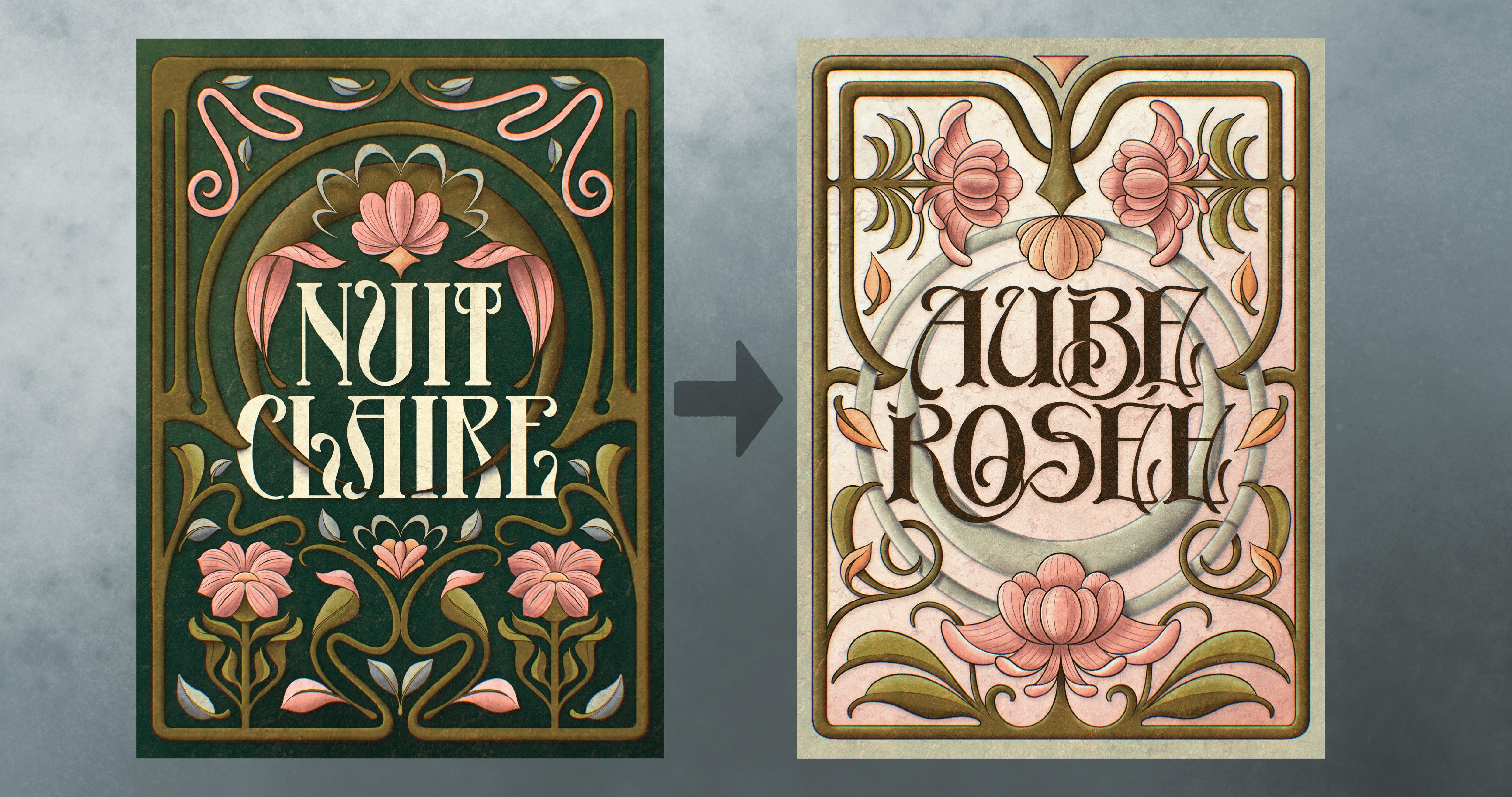 Art Nouveau Part 2: Design a Cohesive Lettering Poster in Procreate ...